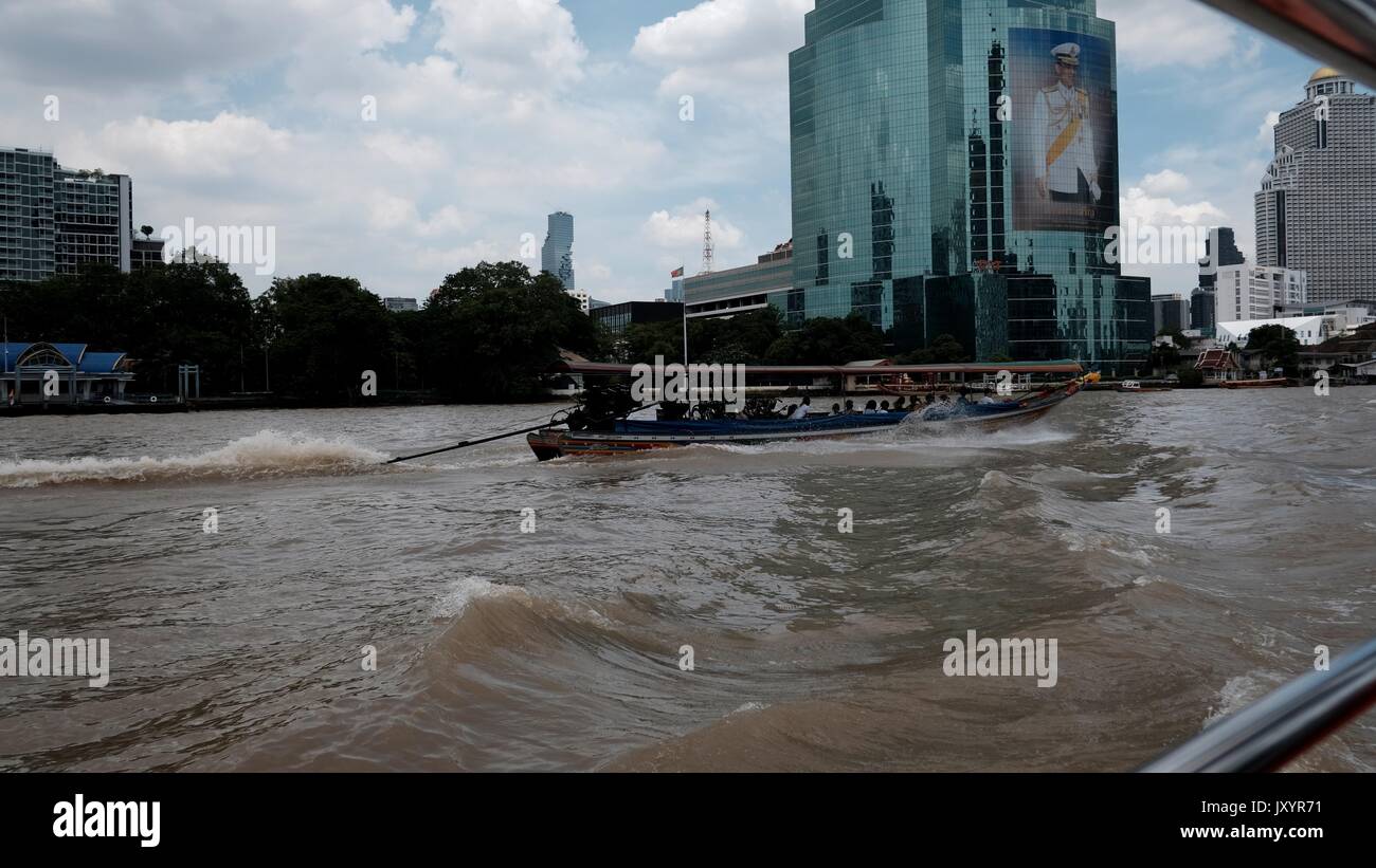 CAT Telecom Tower on the Chao Phraya River Sathorn Bangkok Thailand ...