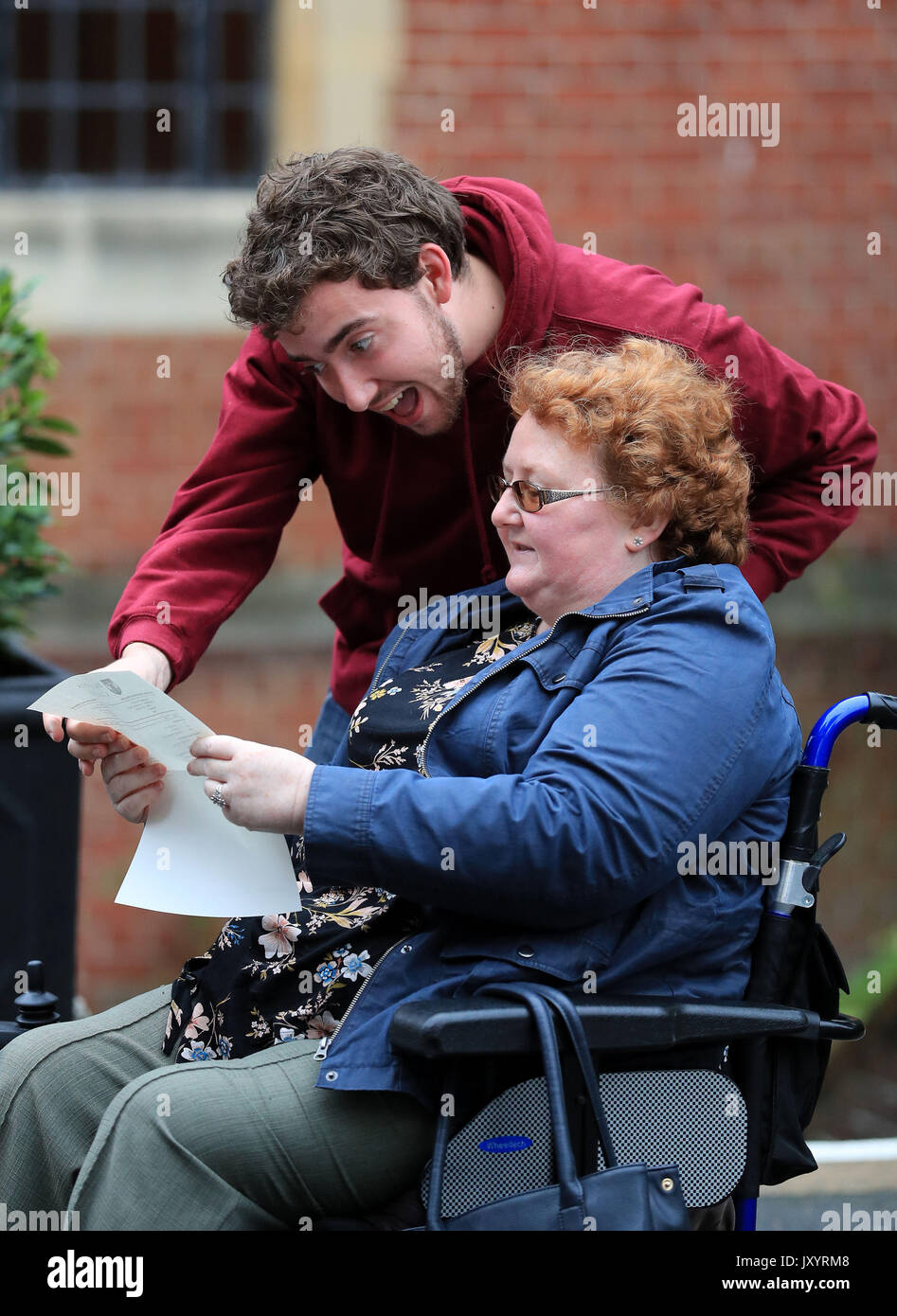 Robin denham celebrates hi-res stock photography and images - Alamy