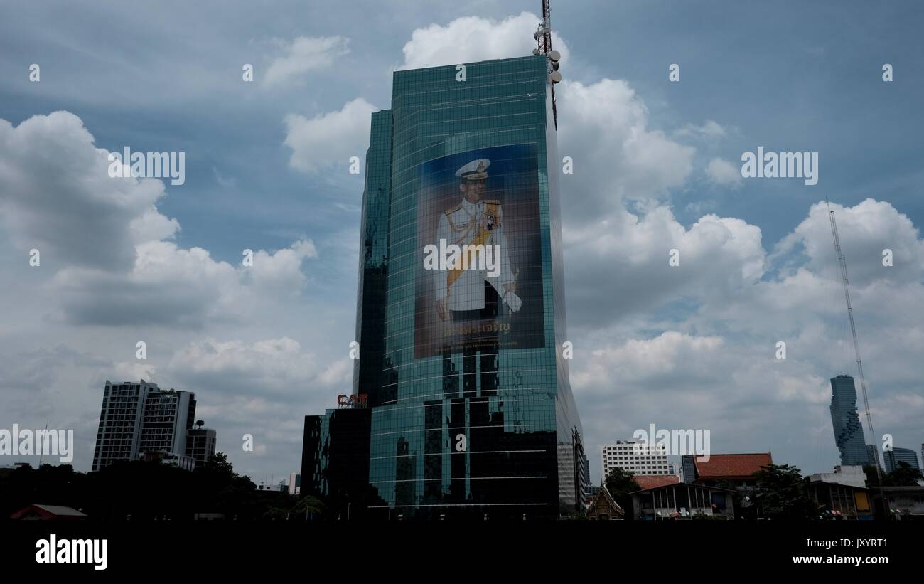 CAT Telecom Tower on the Chao Phraya River Sathorn Bangkok Thailand ...