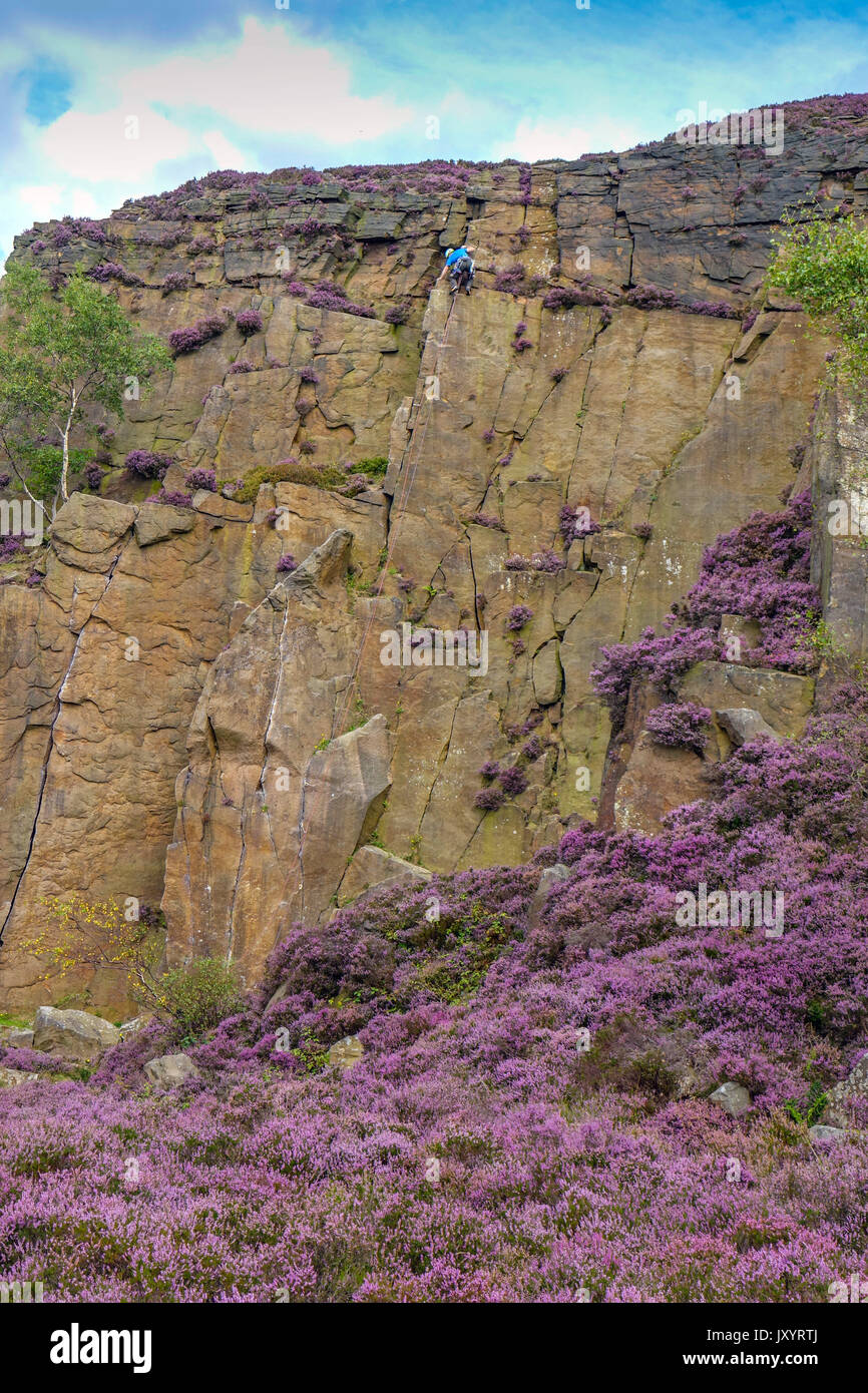Derbyshire england summer quarry hi-res stock photography and images ...