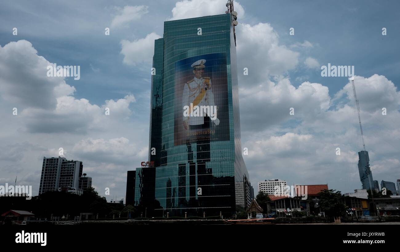 CAT Telecom Tower on the Chao Phraya River Sathorn Bangkok Thailand ...
