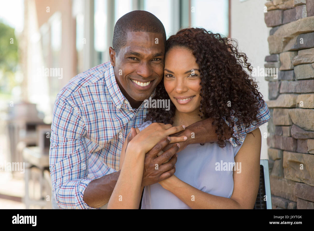 Portrait smiling husband holding hi-res stock photography and images ...