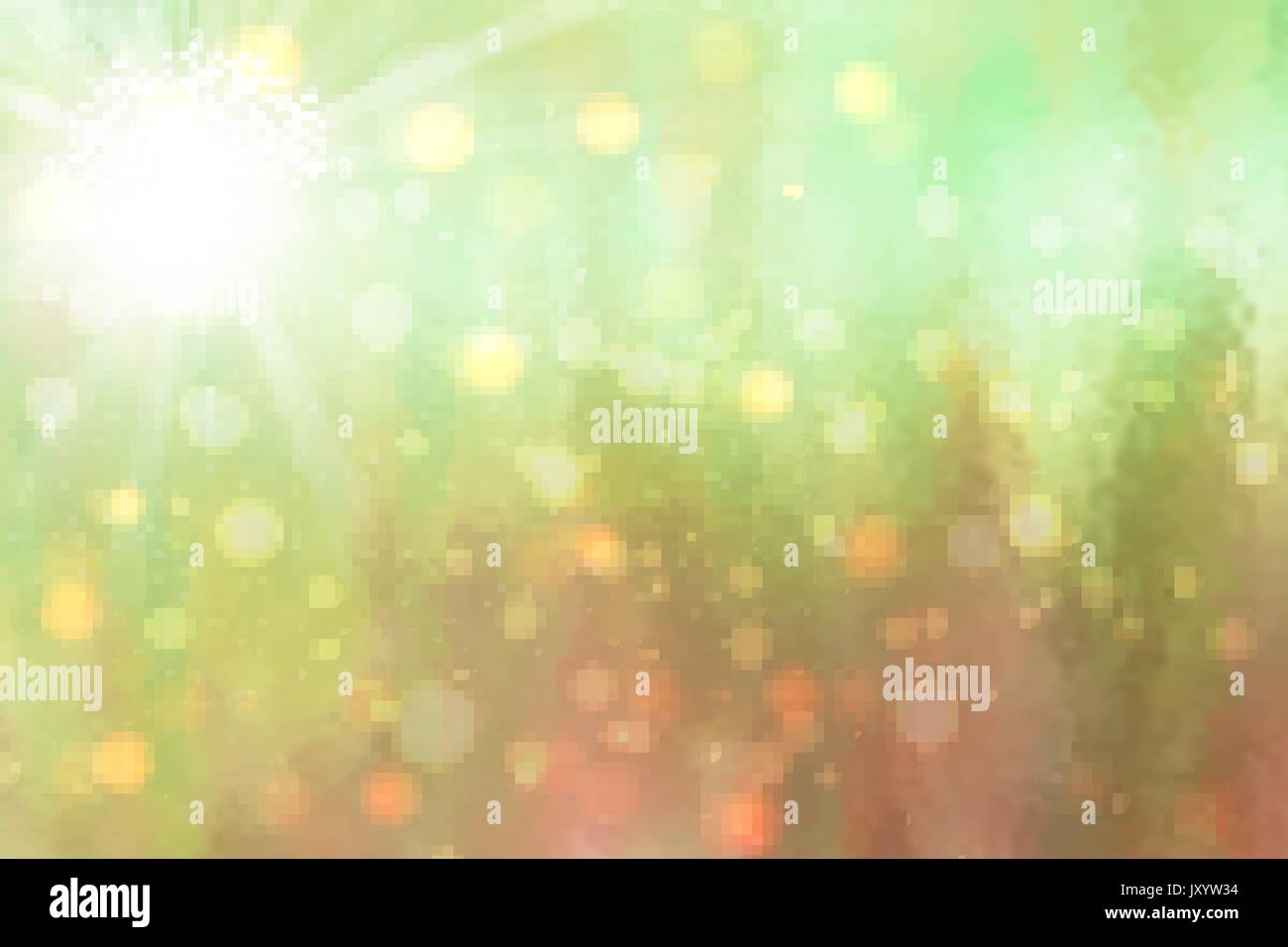 Abstract vector of backlight reflector and glitter bokeh lights ...
