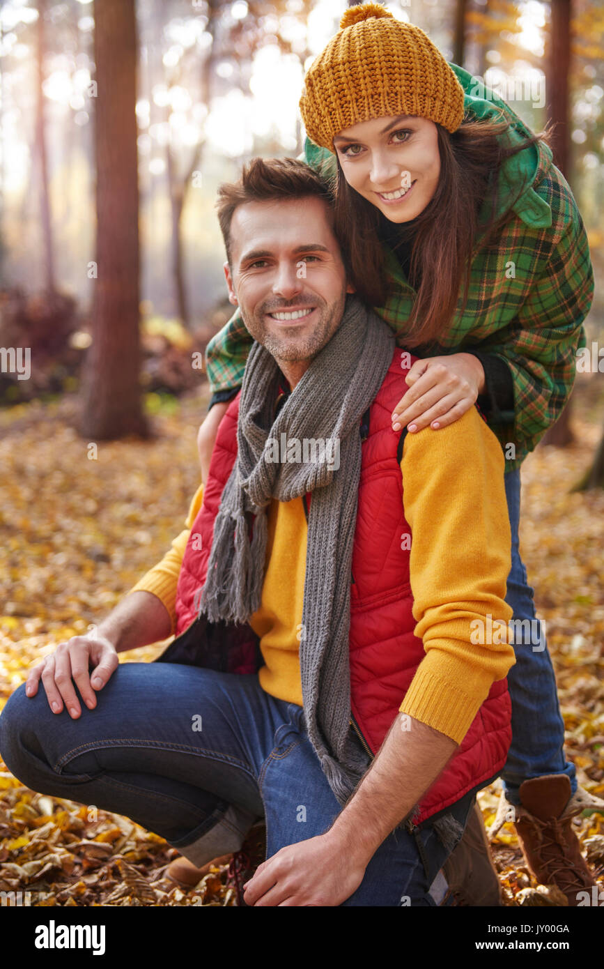 Our favourite season is autumn Stock Photo - Alamy