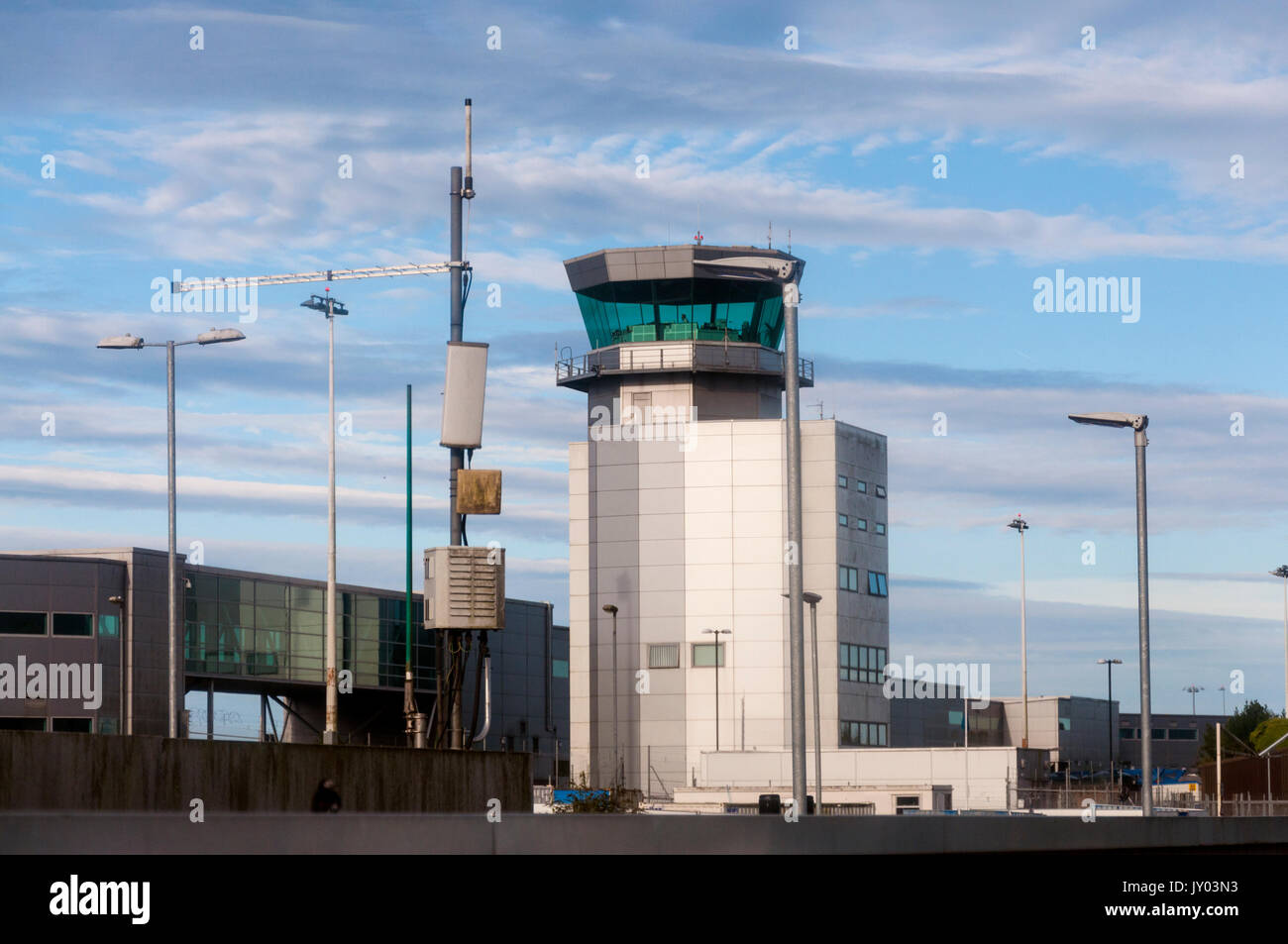 Control tower at Bristol Airport, England, UK Stock Photo - Alamy