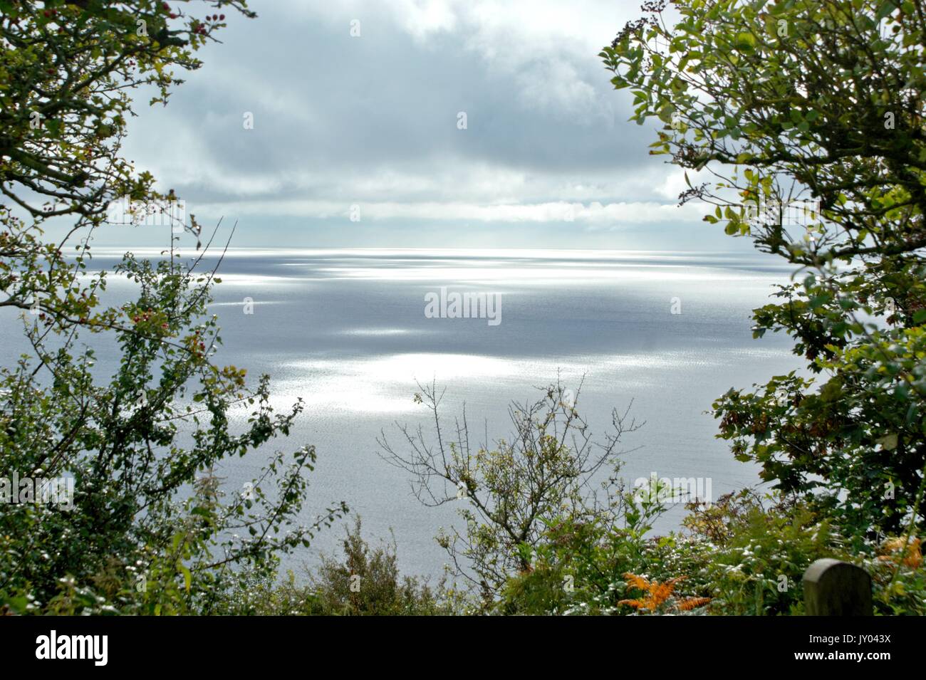Sea View from Labrador Bay in Torquay, South Devon Stock Photo - Alamy