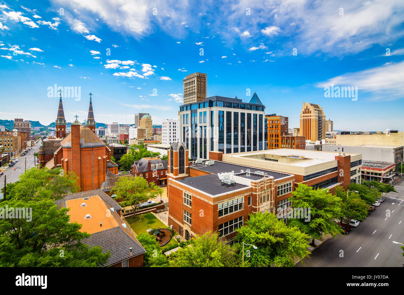 Birmingham, Alabama, USA downtown city skyline Stock Photo - Alamy