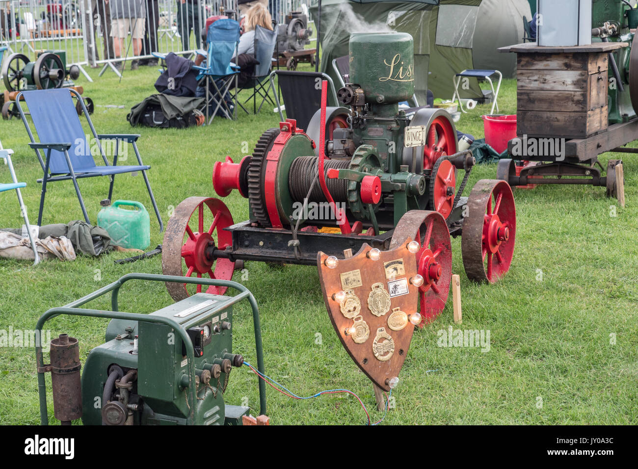 Lister static agricultural engine displayed at Malvern Autumn Show ...