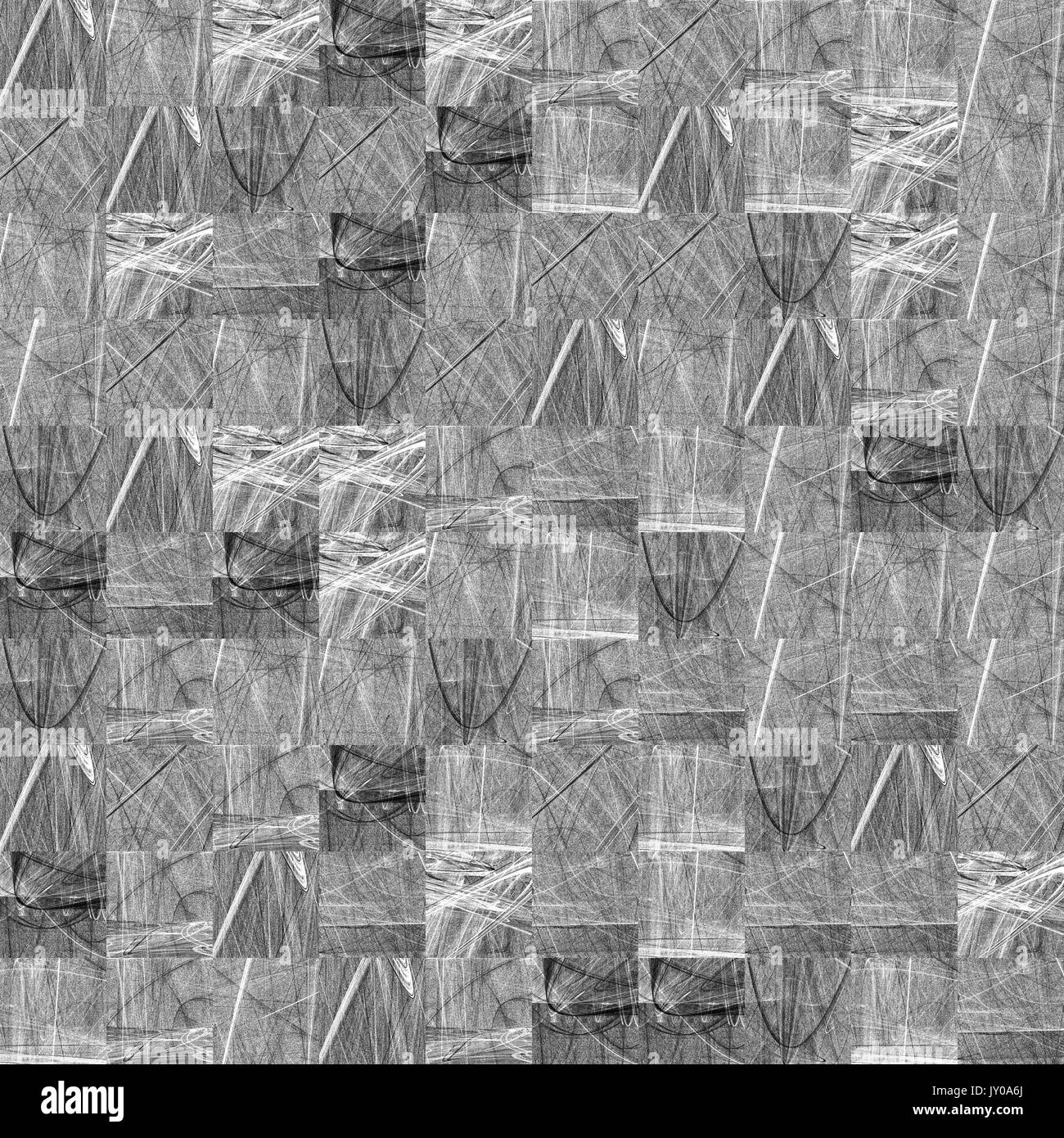 Abstract grunge black texture on white background. Rough noise design. Medium broken patterns ...