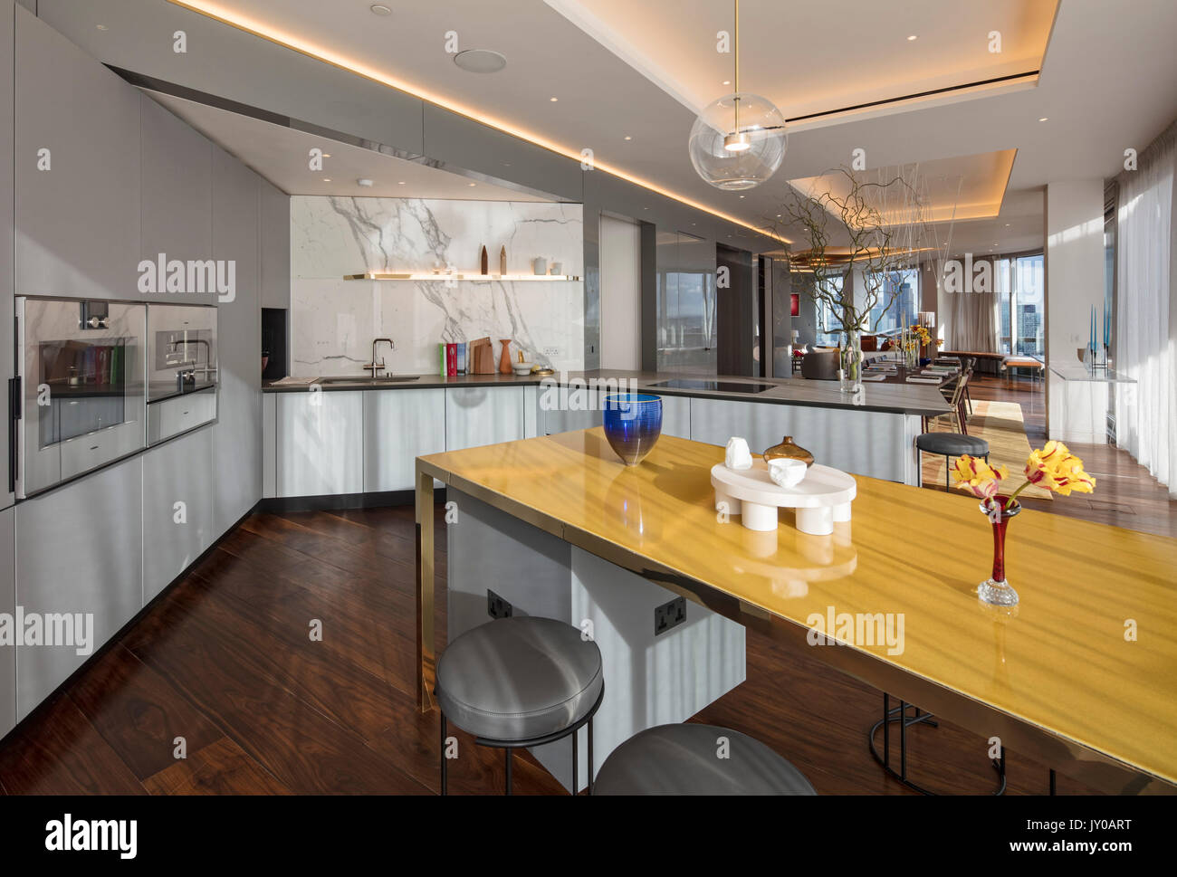 Kitchen. Canaletto Apartments Penthouse, London, United Kingdom ...