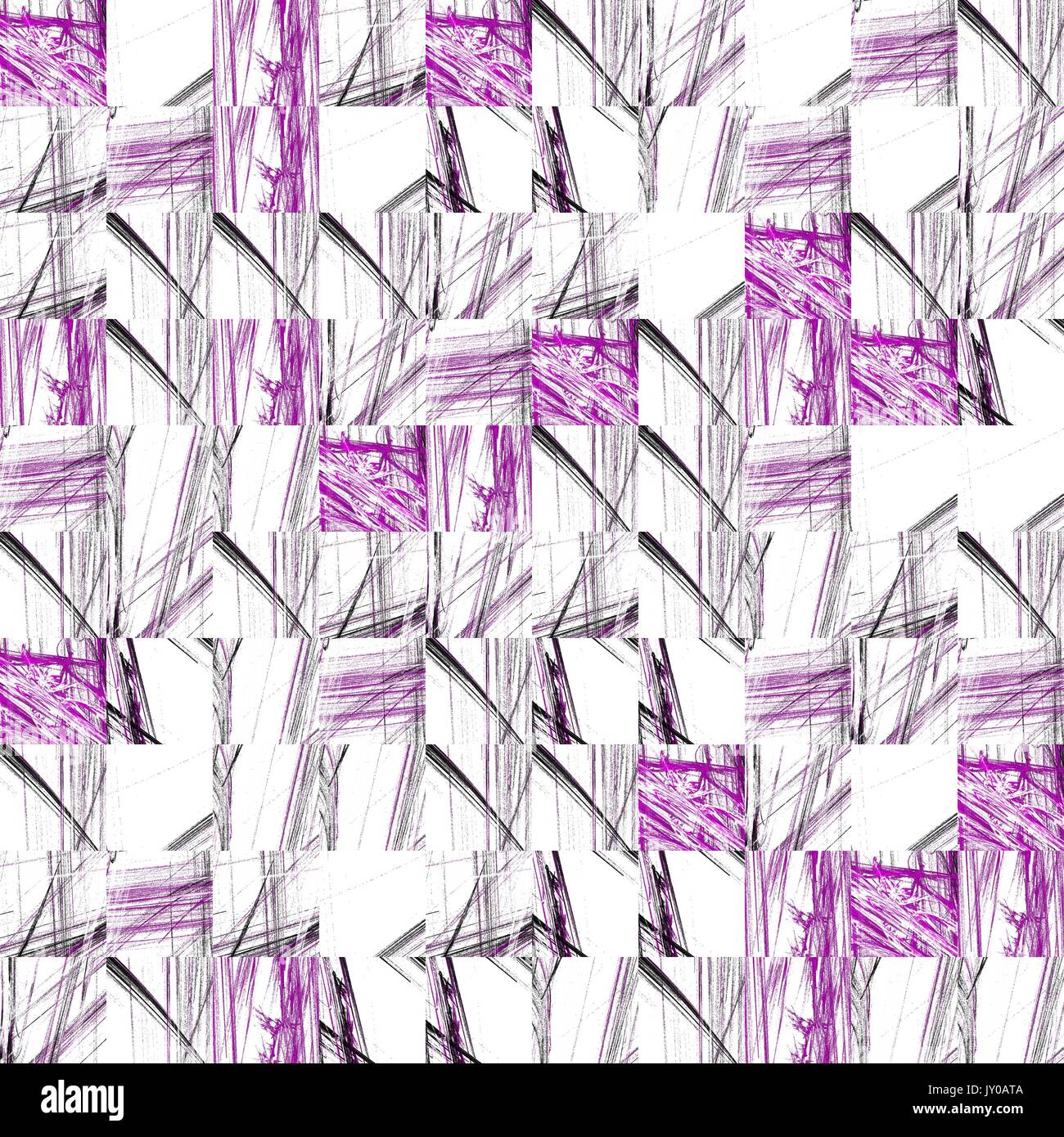 Abstract grunge purple texture on white background. Rough noise design. Medium broken patterns ...