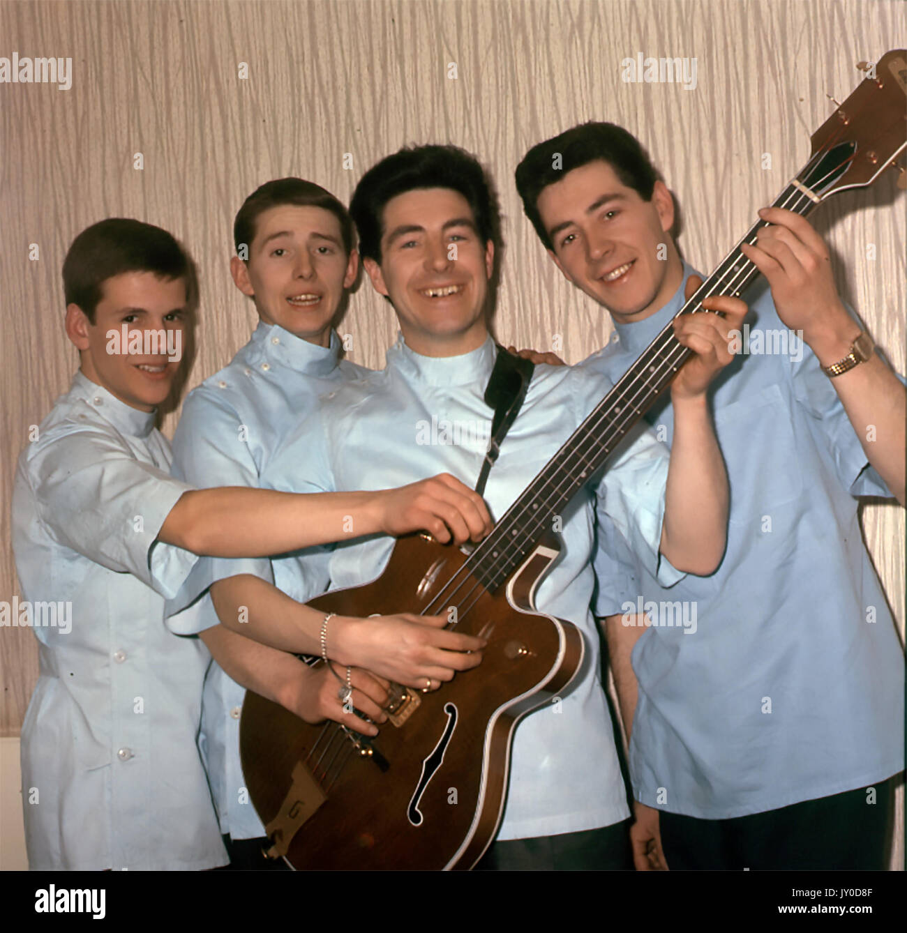 THE INTERNS Welsh pop group in April 1964. Photo: Tony Gale Stock Photo ...