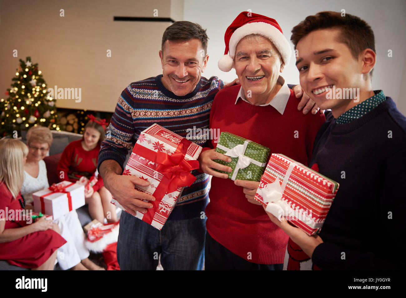 Christmas time is full of love Stock Photo - Alamy
