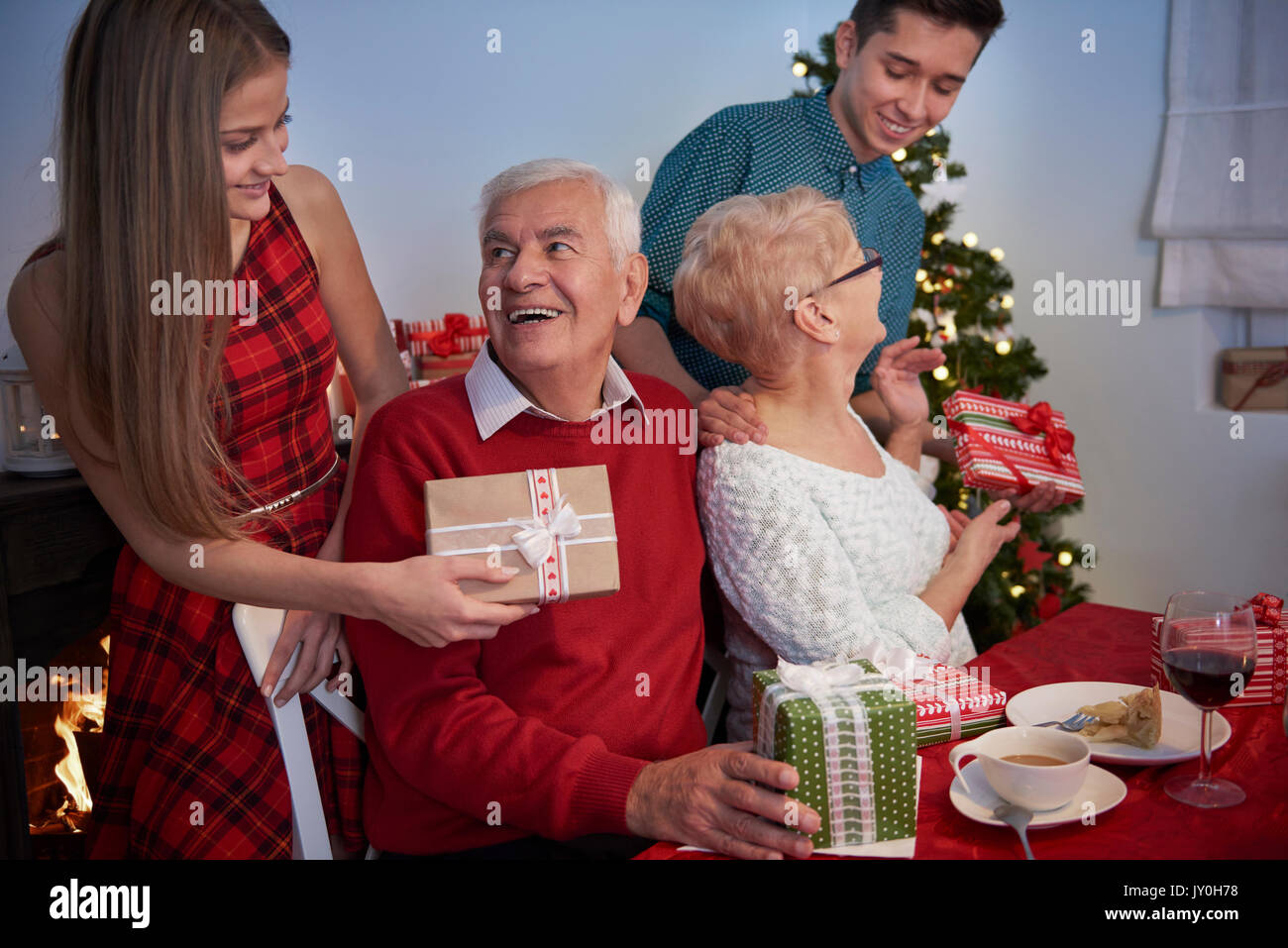Yes, this gift is for you Stock Photo - Alamy