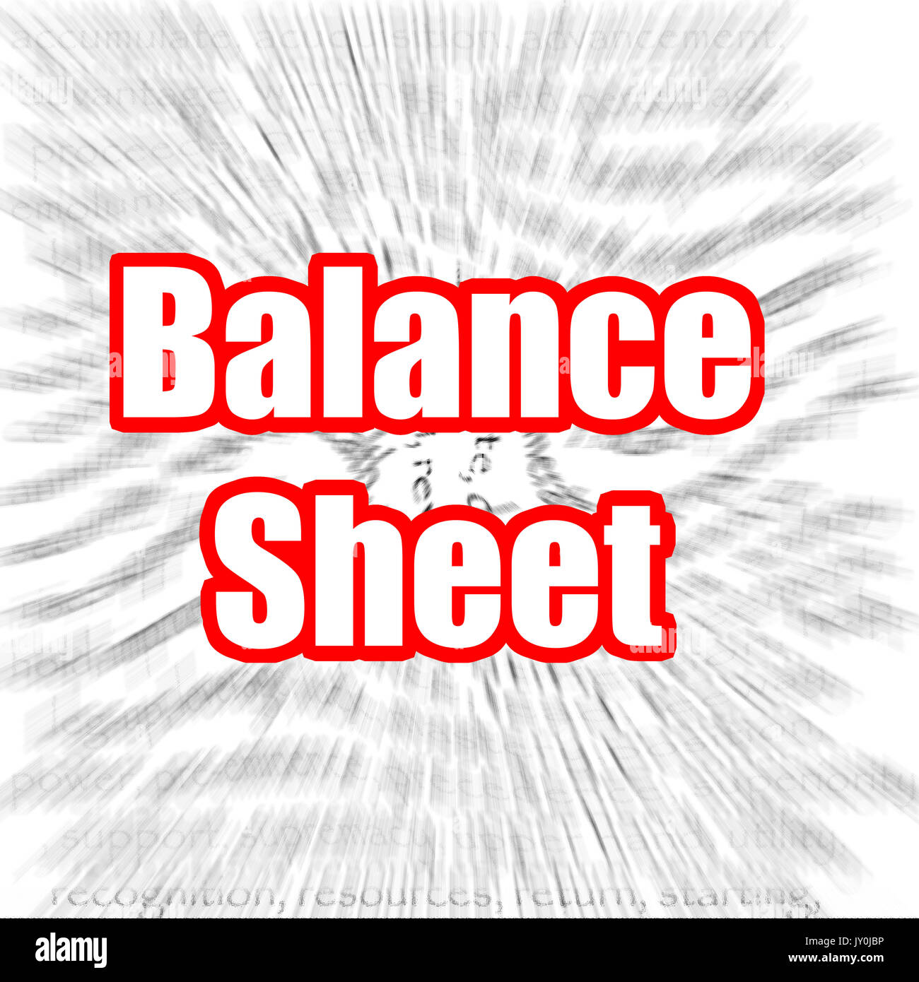 Balance Sheet concept image with hi-res rendered artwork that could be ...