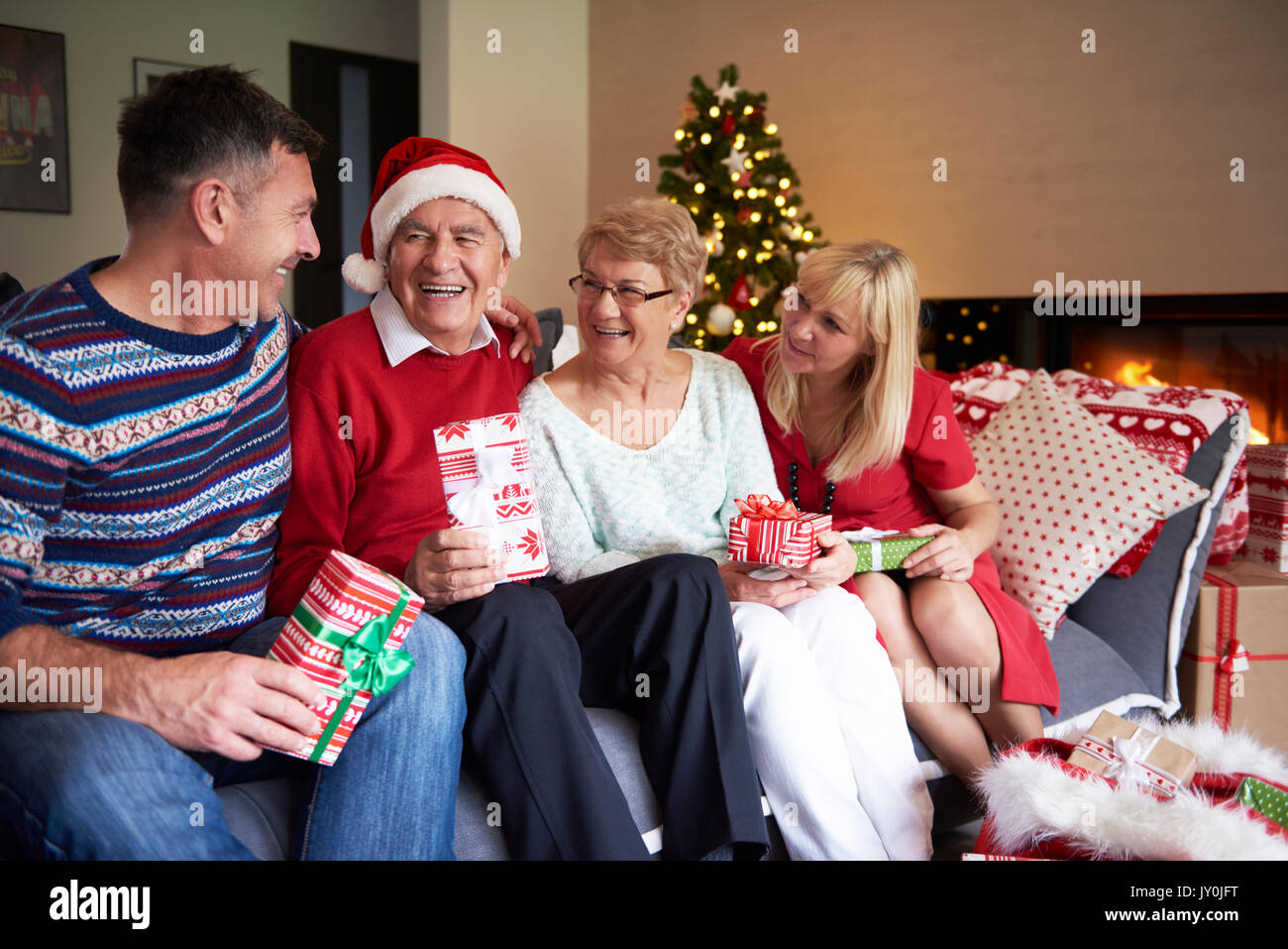 Elder generation of the family Stock Photo - Alamy