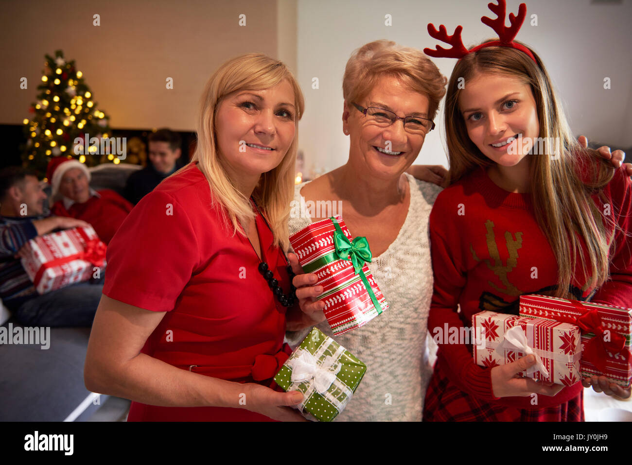 Three beautiful women on one picture Stock Photo - Alamy