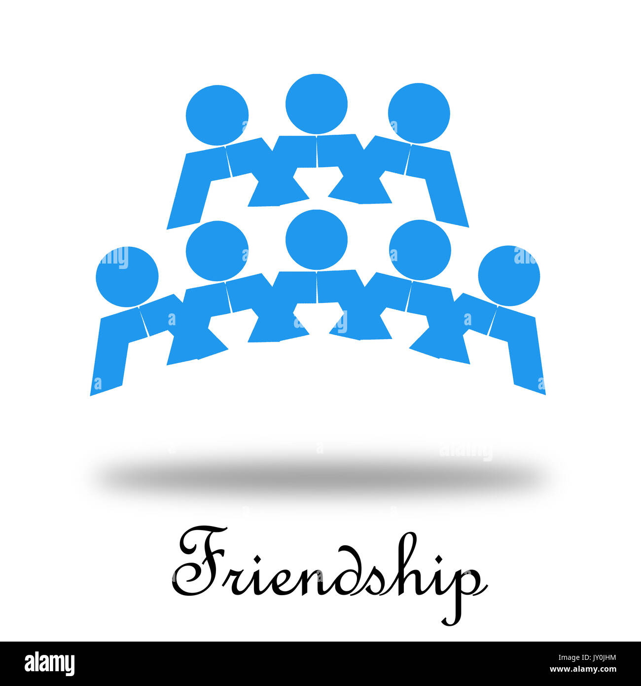 Friendship concept image with hi-res rendered artwork that could be ...