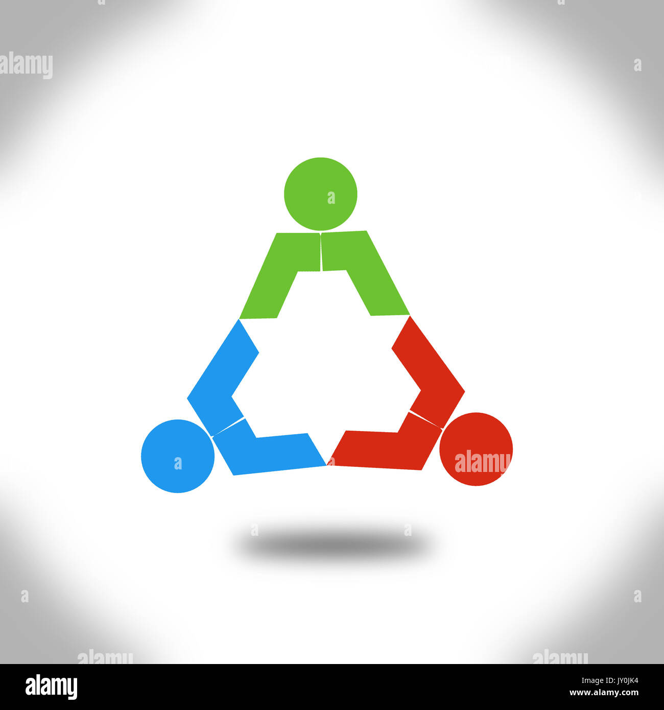 People triangle concept image with hi-res rendered artwork that could ...