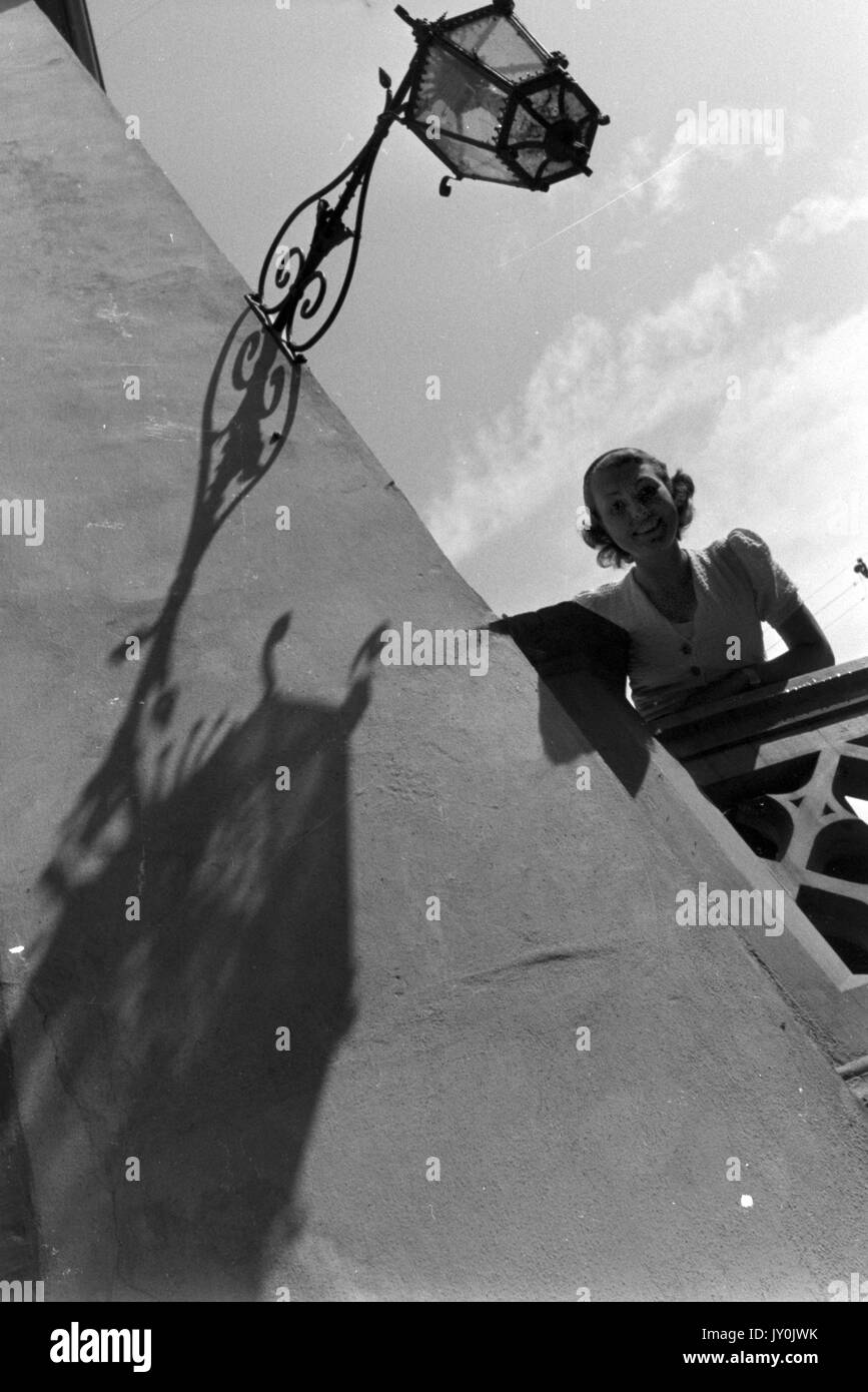 Balcony View Black and White Stock Photos & Images - Alamy