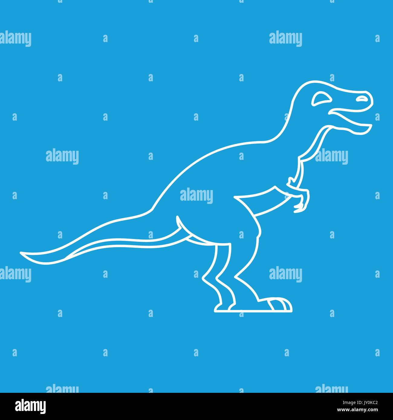 Theropod icon, outline style Stock Vector Image & Art - Alamy