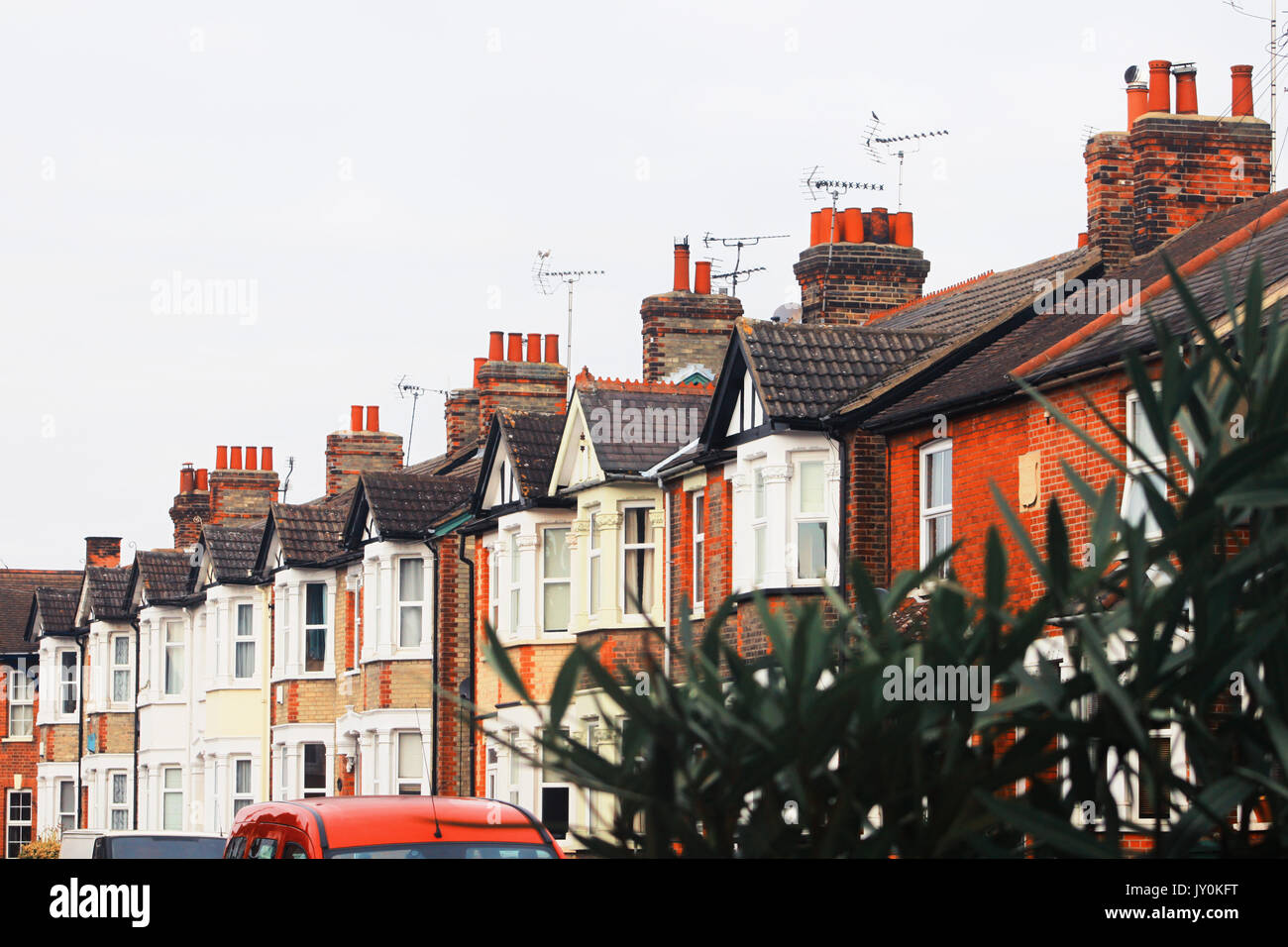 English terrace house Stock Photo - Alamy