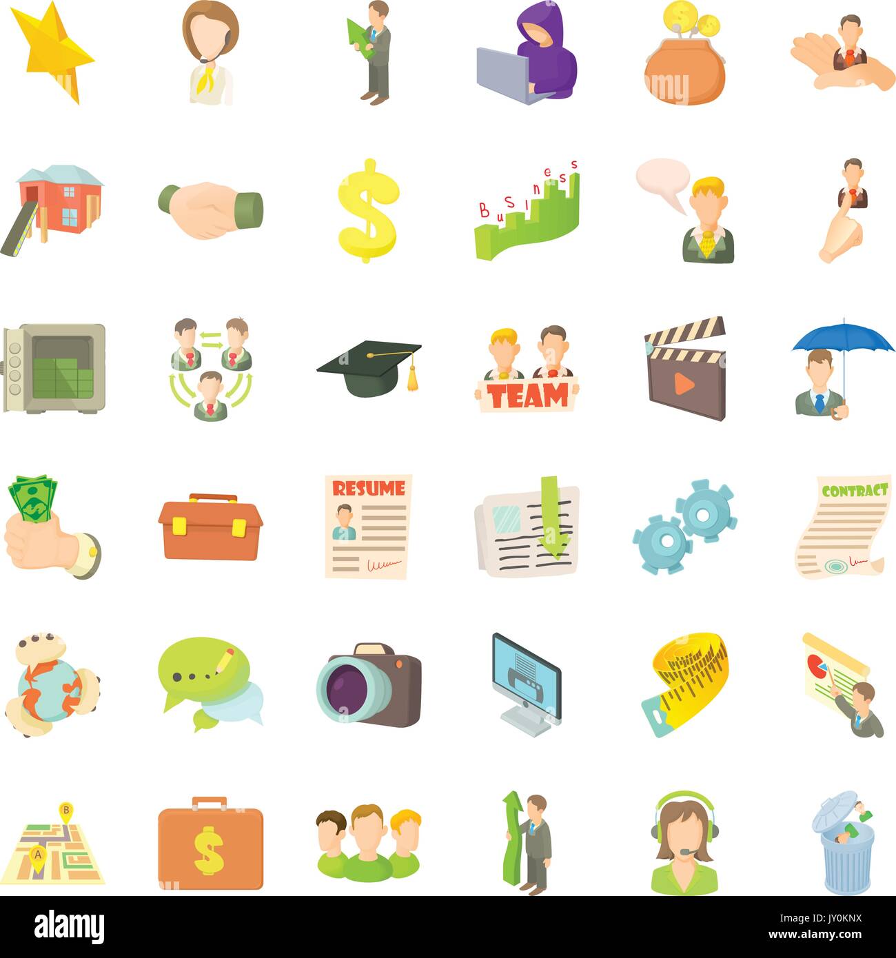 Good career icons set, cartoon style Stock Vector Image & Art - Alamy