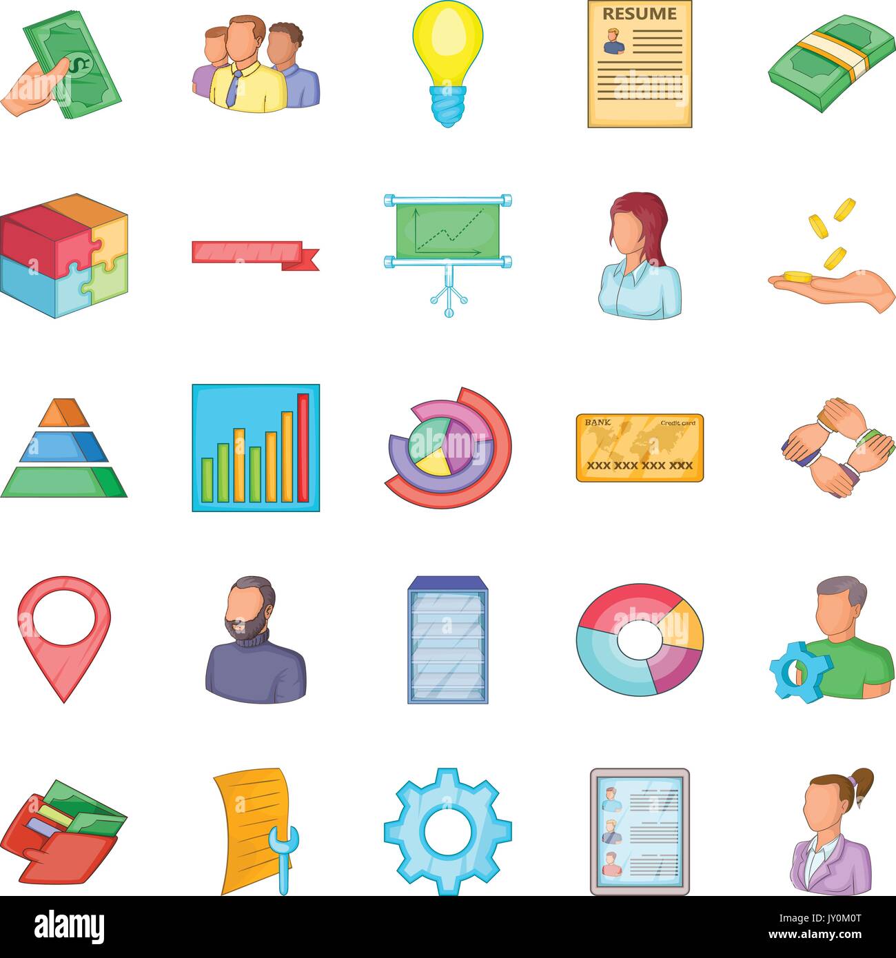 Fellowship icons set, cartoon style Stock Vector Image & Art - Alamy