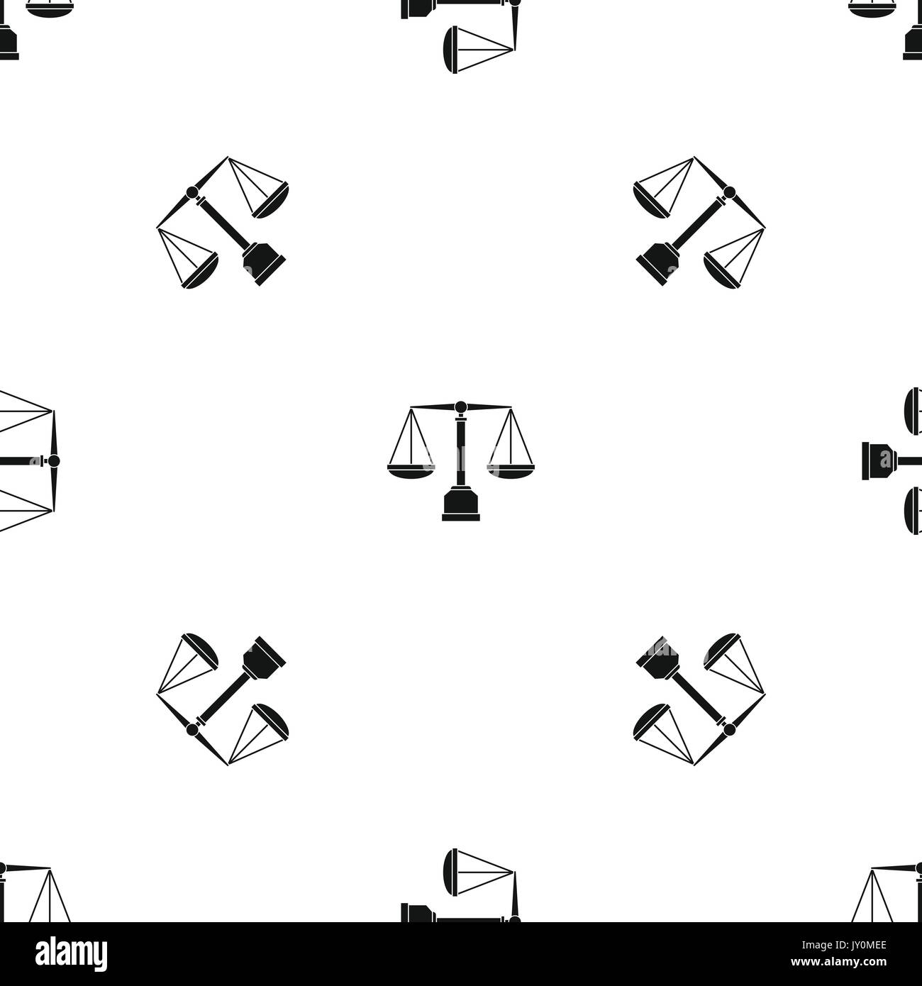 Justice scale pattern seamless black Stock Vector Image & Art - Alamy