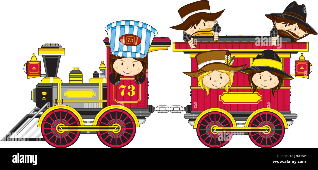 Vintage transport transportation trains Stock Vector Images - Alamy