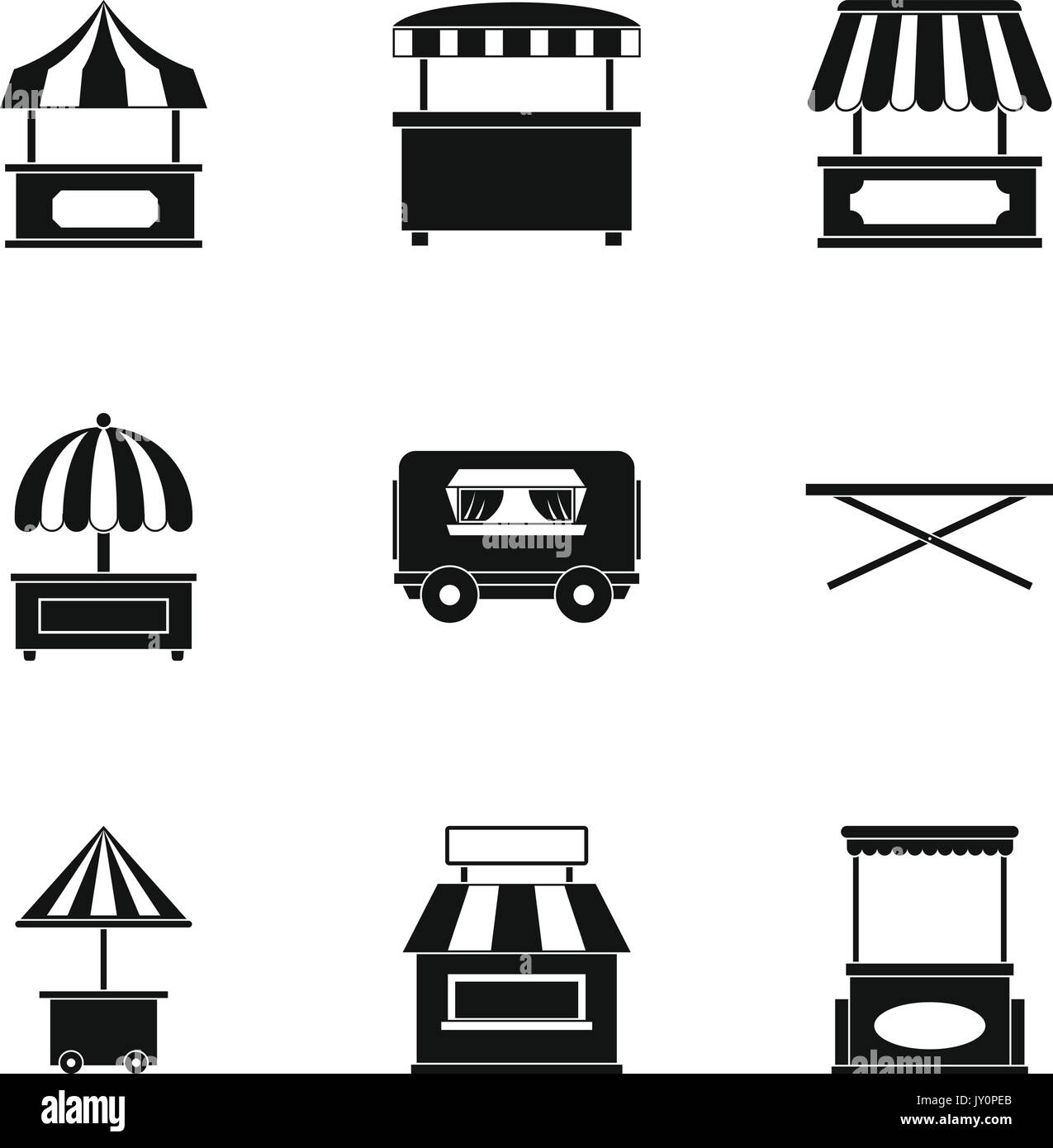 Car park trolley Stock Vector Images - Alamy