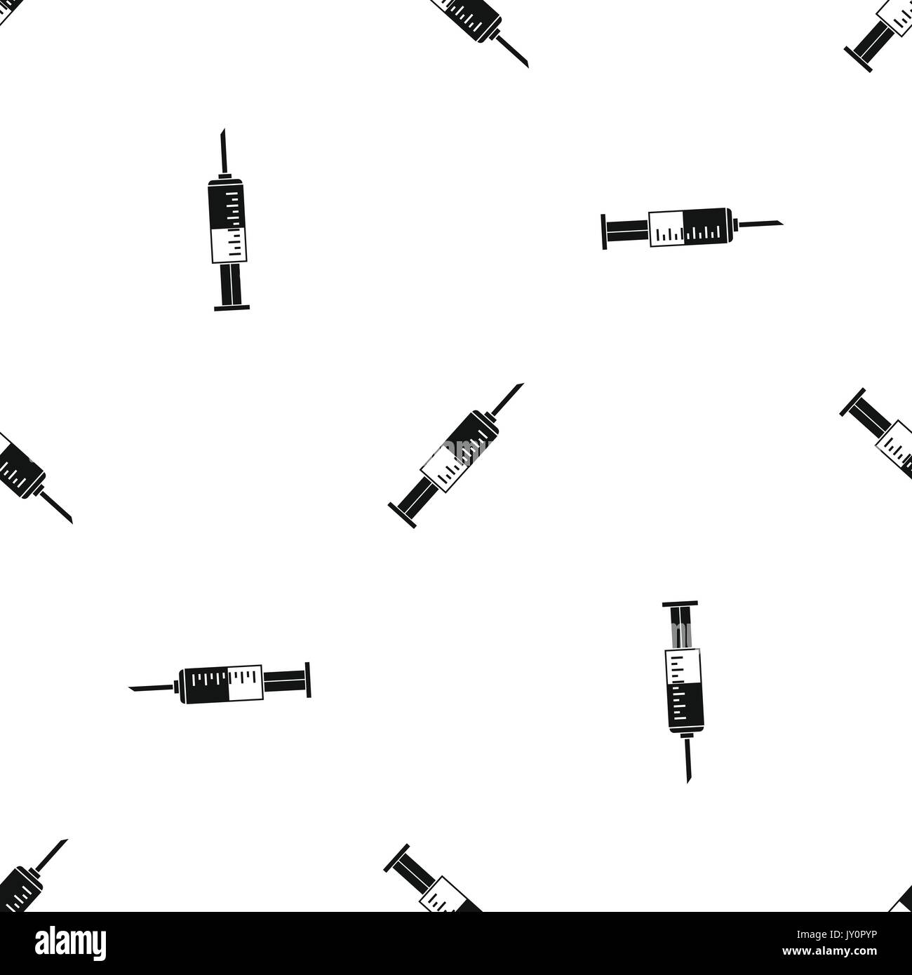 Syringe pattern seamless black Stock Vector Image & Art - Alamy
