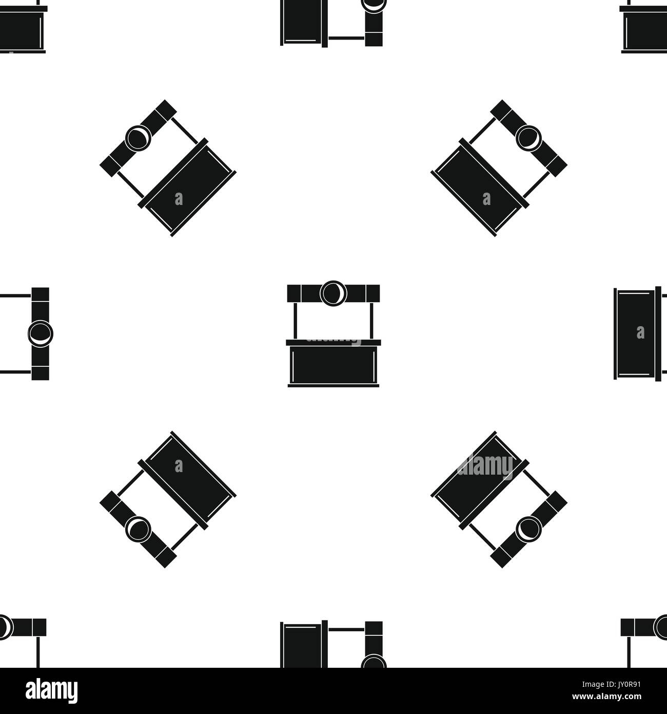 Shopping counter pattern seamless black Stock Vector Image & Art - Alamy