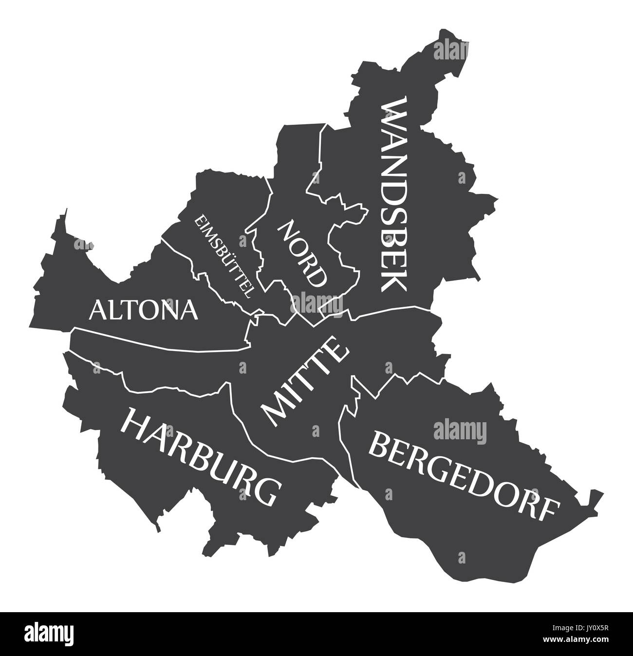 Hamburg City Map High Resolution Stock Photography and Images - Alamy