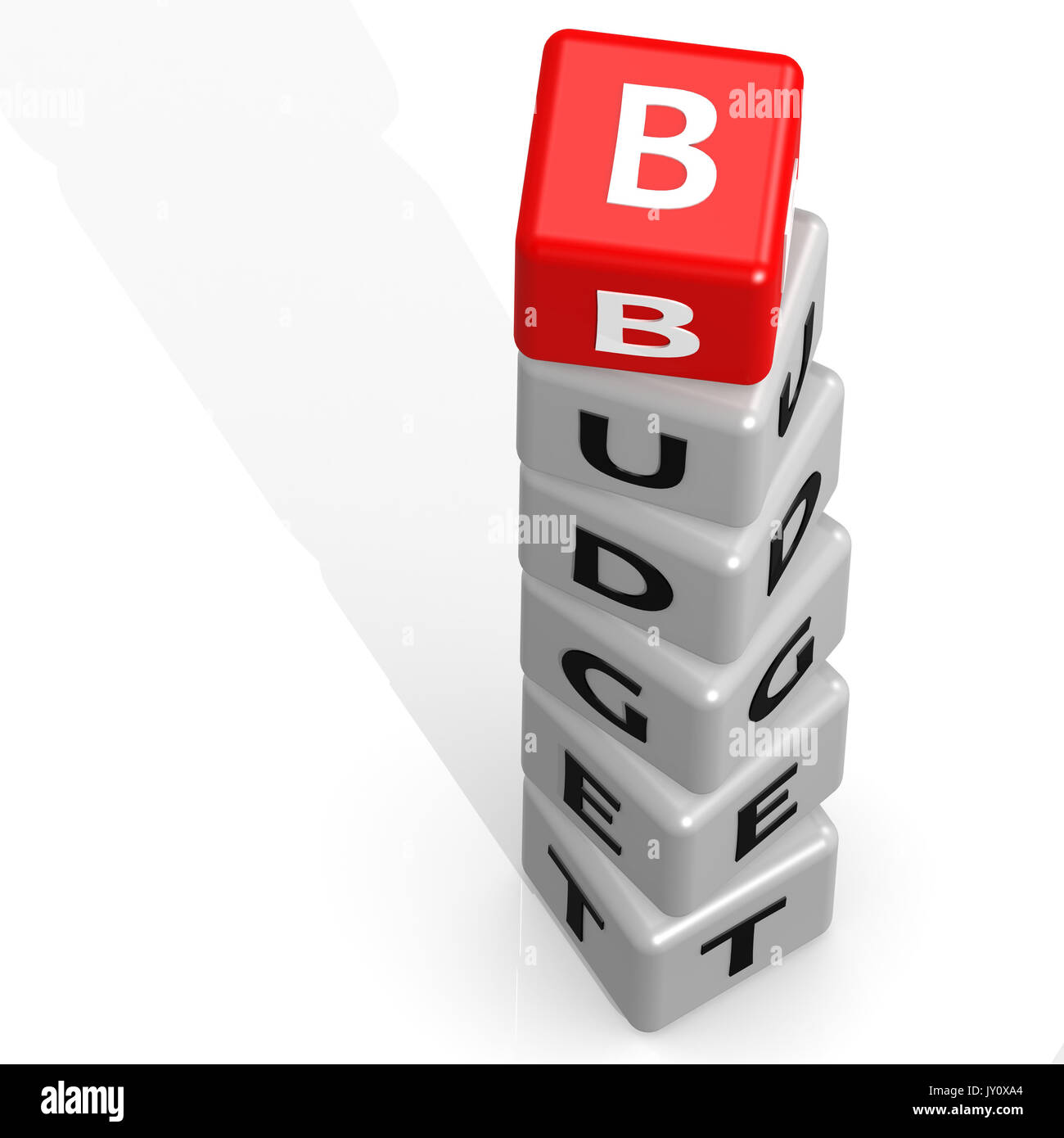 Budget red image with hi-res rendered artwork that could be used for ...