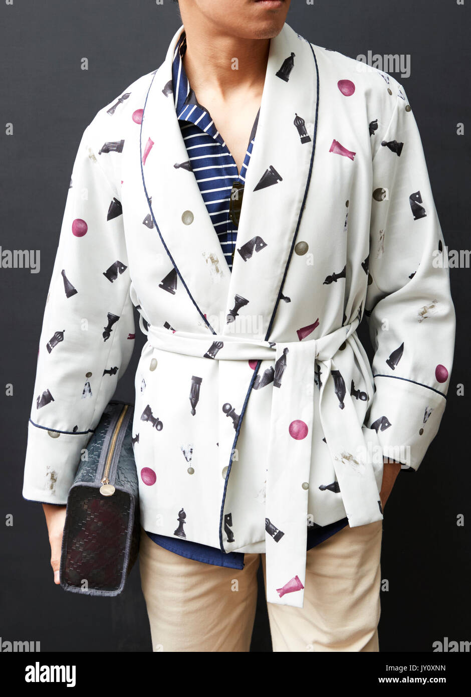 In his dressing gown hi-res stock photography and images - Alamy