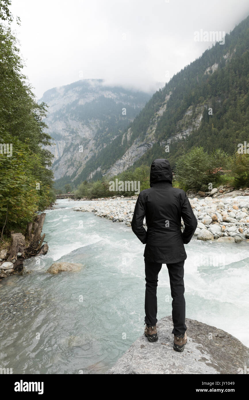 Person standing in river hi-res stock photography and images - Alamy