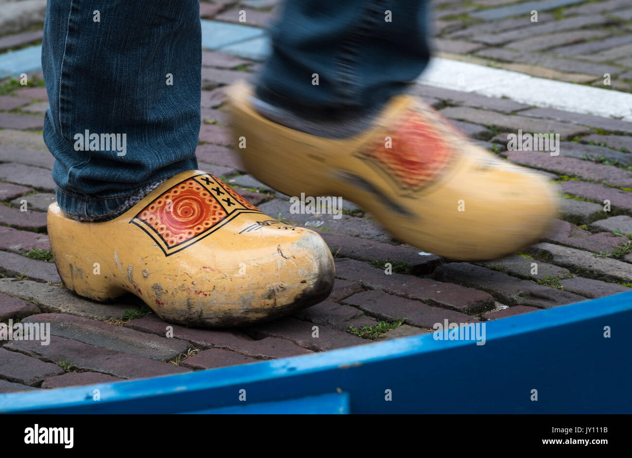 Dutch clogs ("klompen") in the village of Edam, Netherlands Stock Photo ...