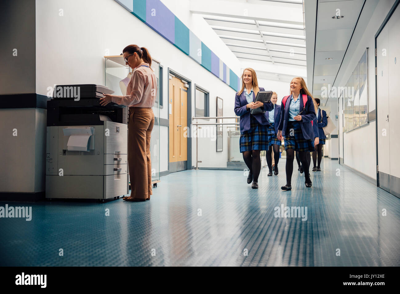 Girls laughing classroom hi-res stock photography and images - Alamy