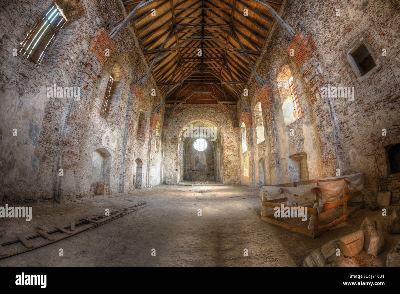 Ruins of Augustinian Monastery from 13th century - burned in 1421 by ...