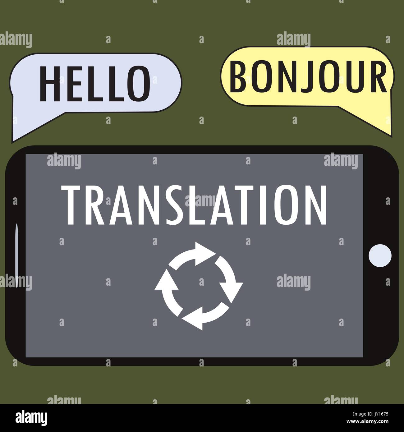 Translator vector vectors hi-res stock photography and images - Alamy