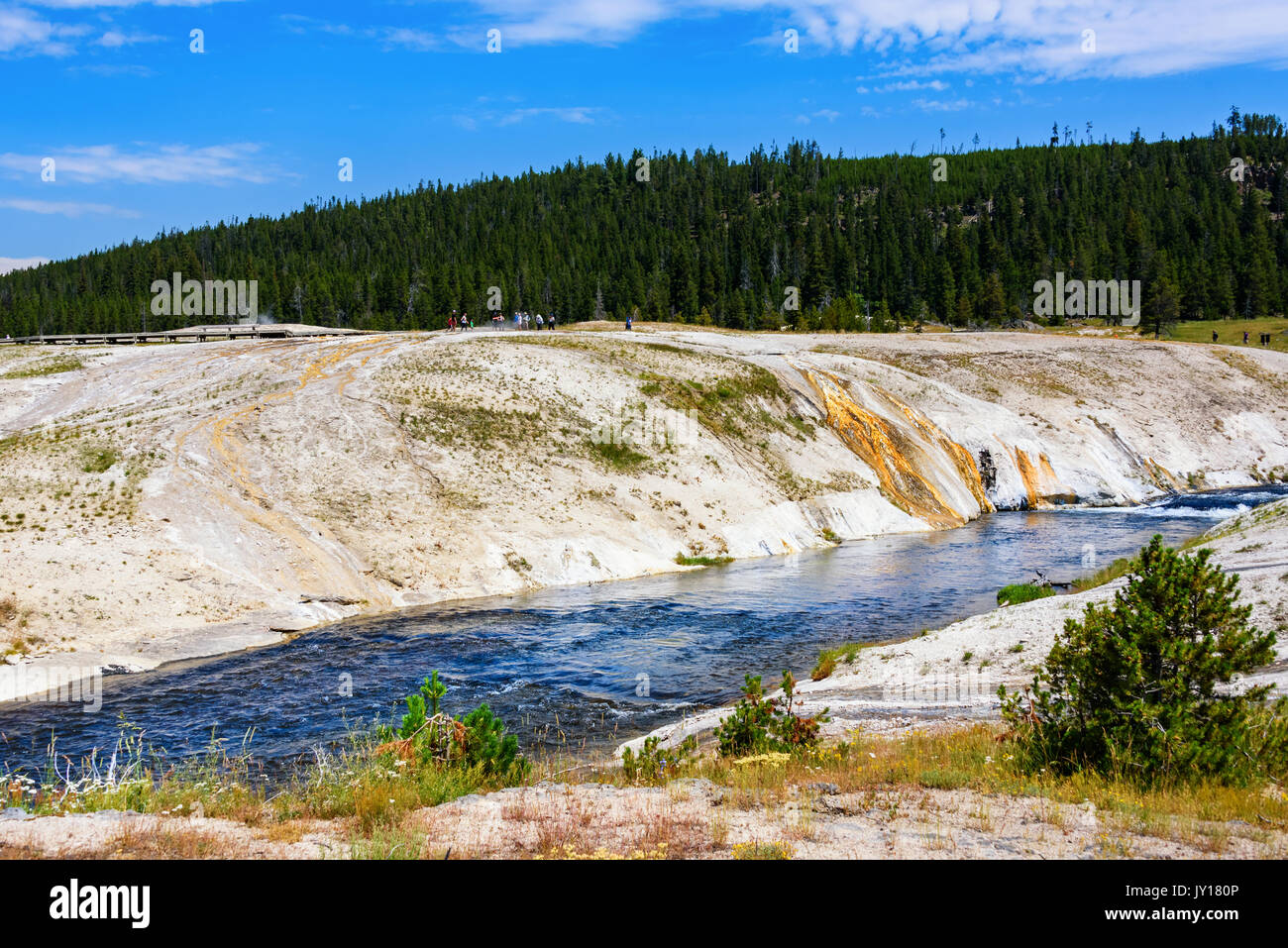 Black sand basin trail hi-res stock photography and images - Alamy
