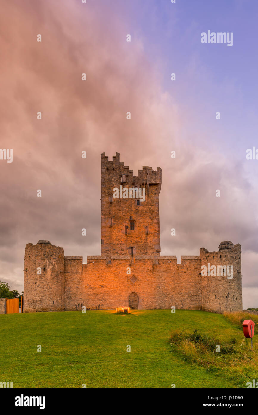 Ross Castle is a 15th-century tower house and keep on the edge of Lough ...