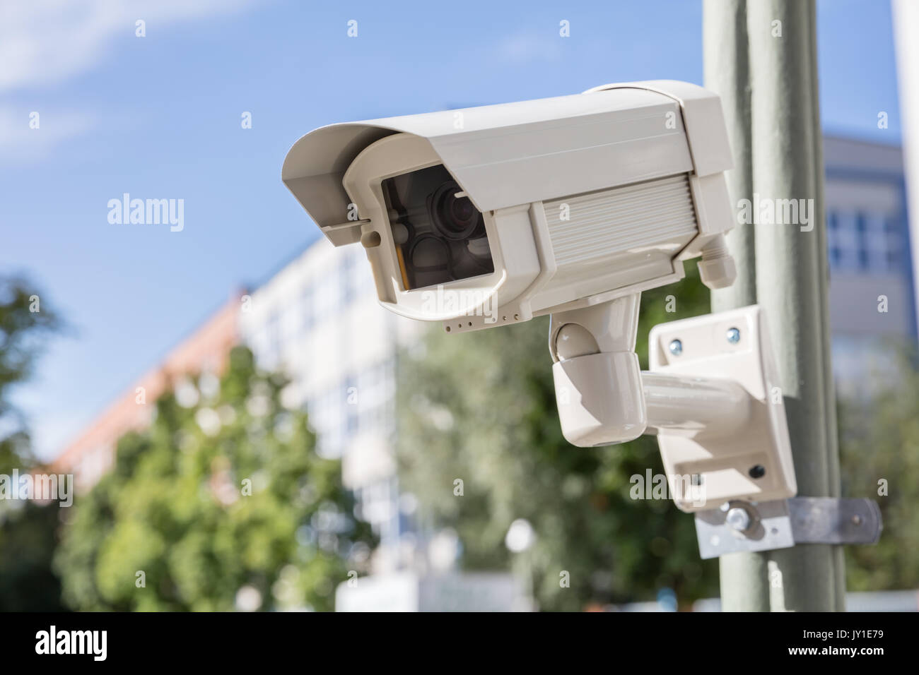 Close-up Of Security Camera On The Street Stock Photo - Alamy