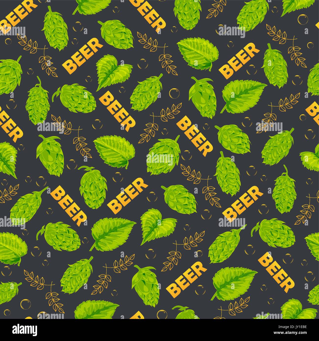 Hops hand drawn hi-res stock photography and images - Alamy