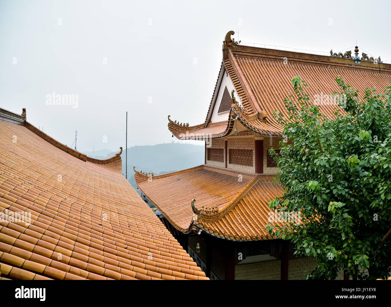 Landscape of Hongfa buddhist temple in China Stock Photo - Alamy