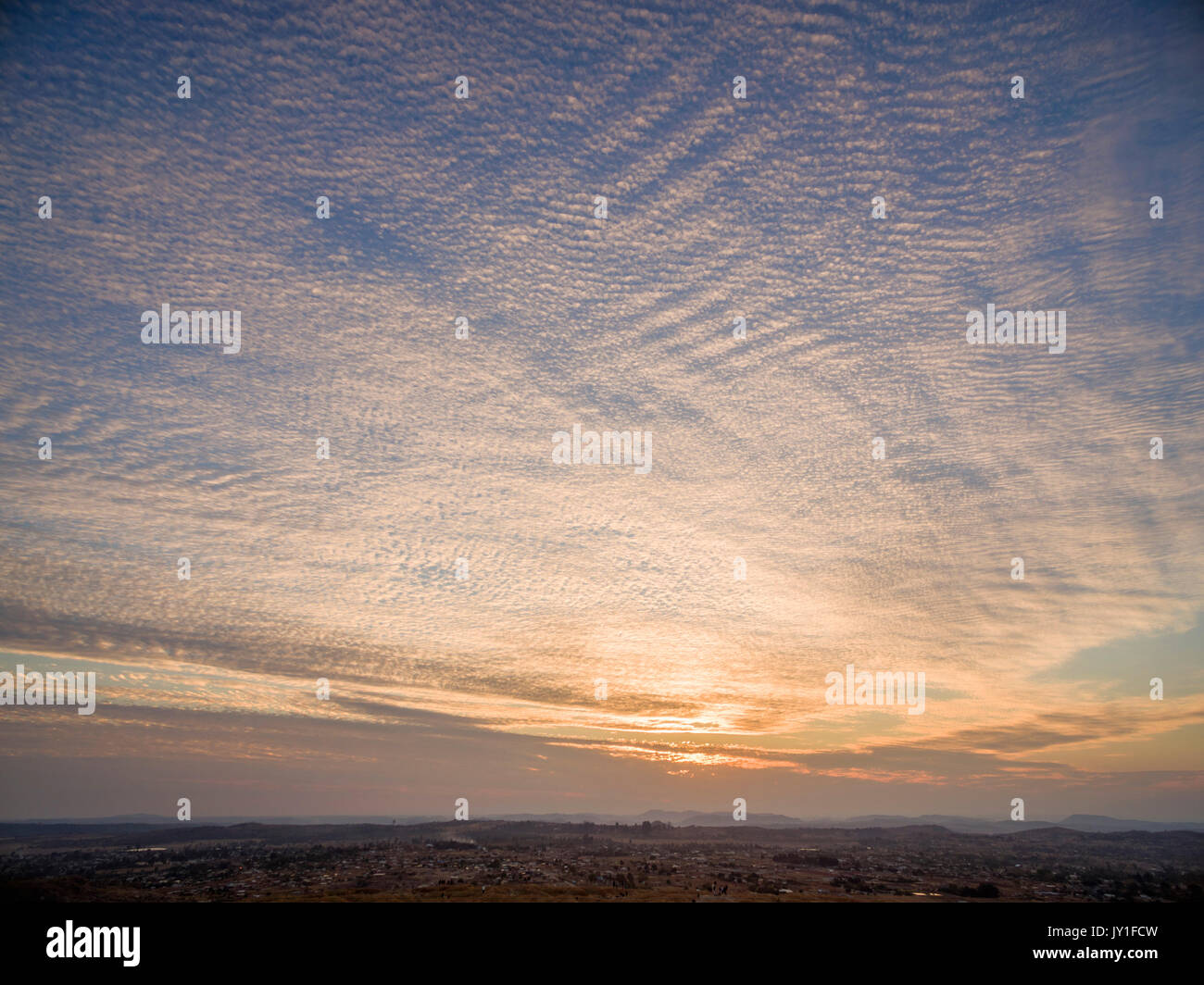 A dramatic sunset seen at Domboshawa, Zimbabwe Stock Photo - Alamy
