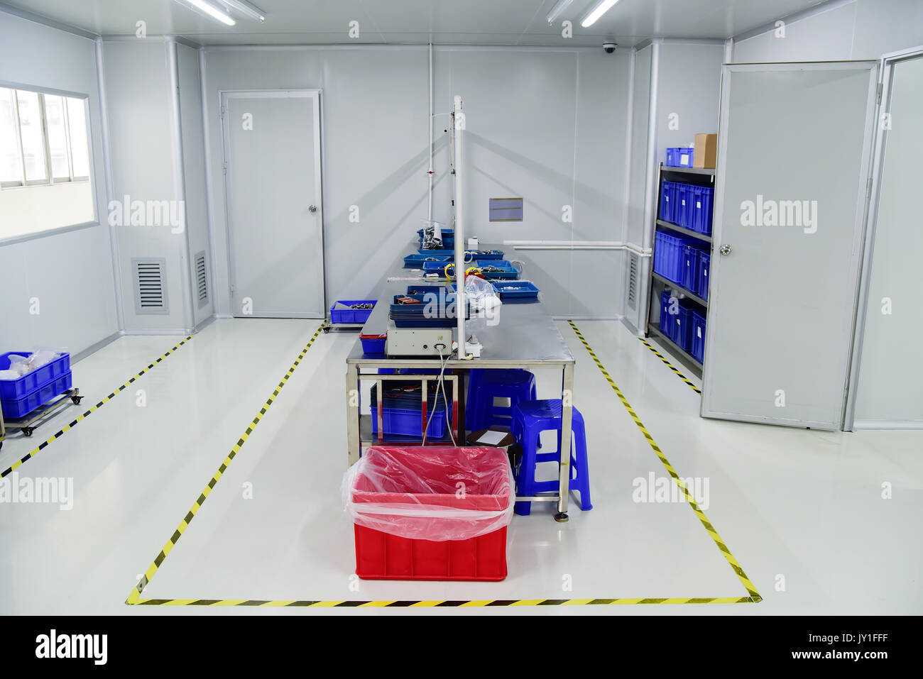 Empty testing and QC room at factory Stock Photo - Alamy