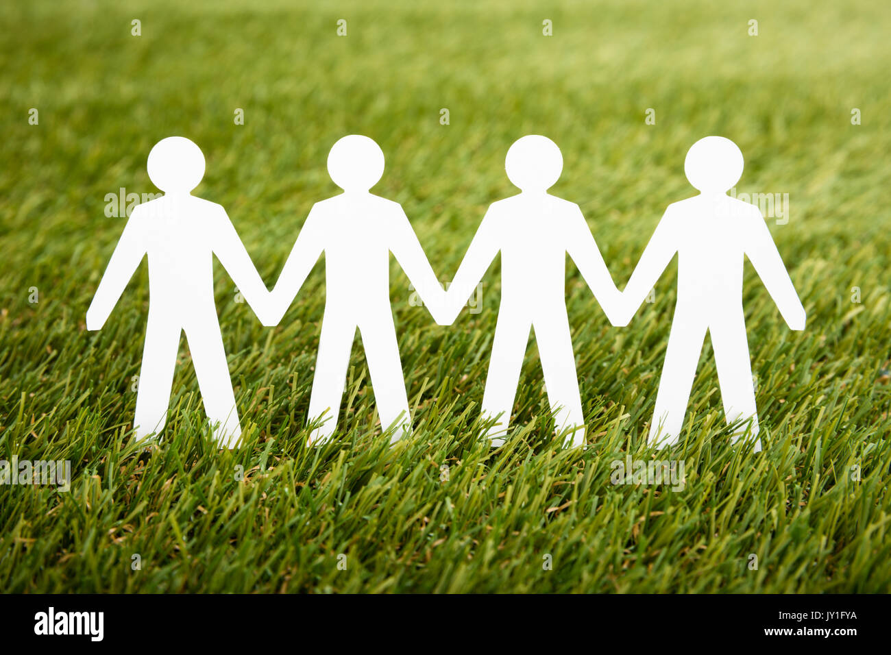 Chain of people hi-res stock photography and images - Alamy