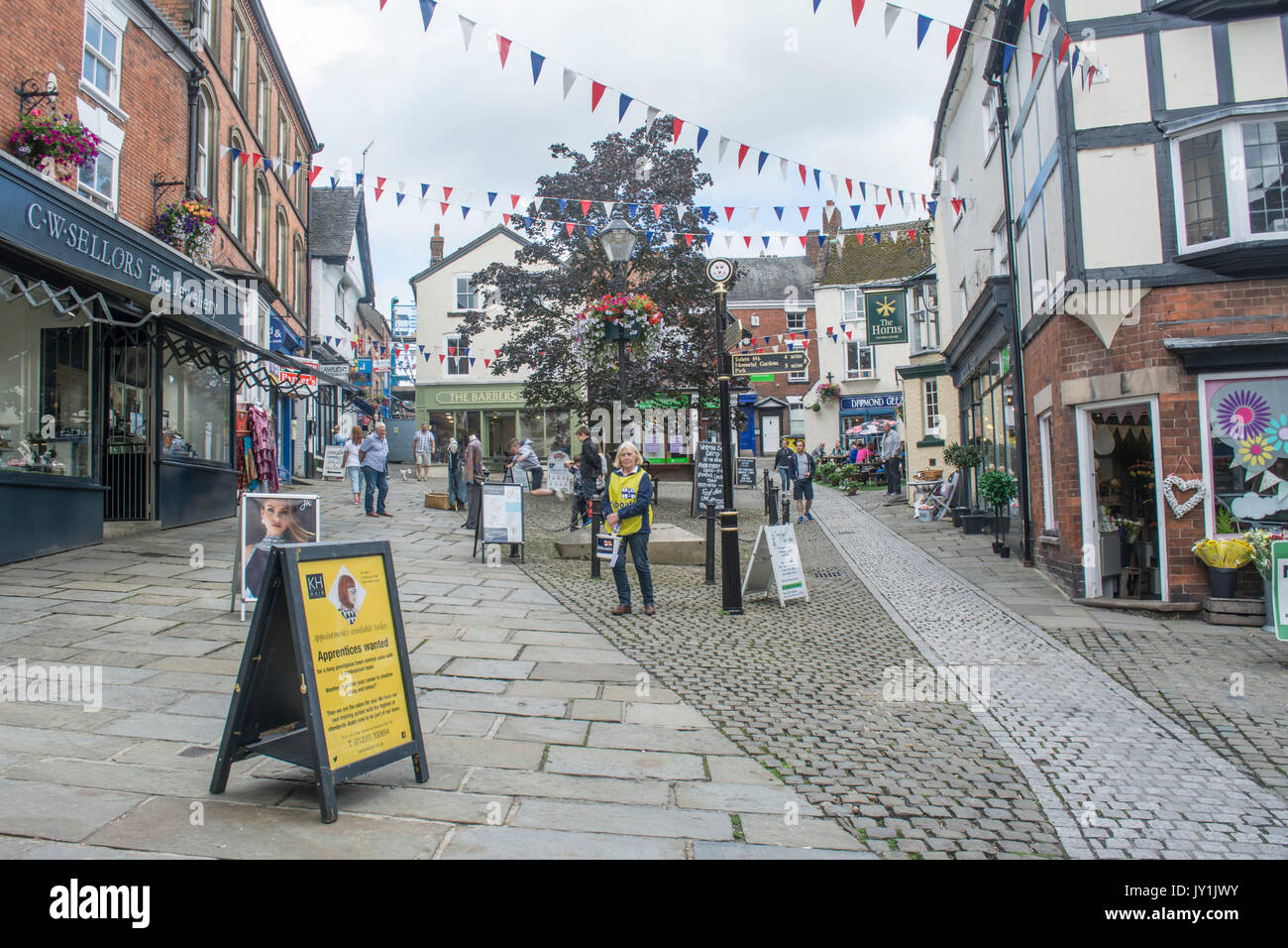 Image of Victoria Square in Ashbourne Derbyshire, England, UK, Europe ...